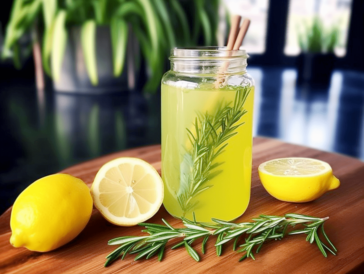 Zitronen Rosmarin Sirup 🍋🌿 - Essen & Kochen Tipps und Tricks
