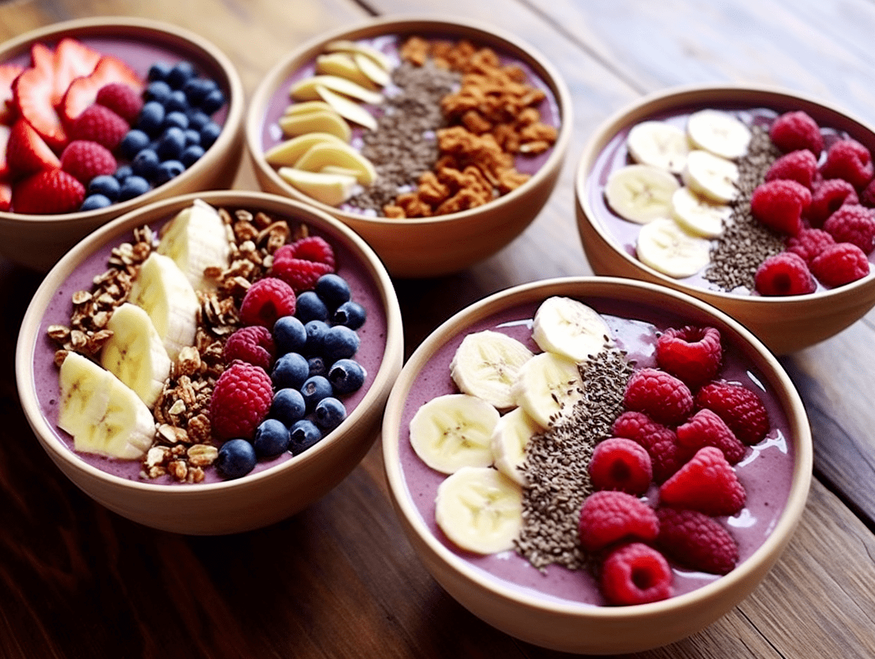 Vitamin Booster Schoko Bowl mit Beeren - Essen & Kochen Tipps und Tricks
